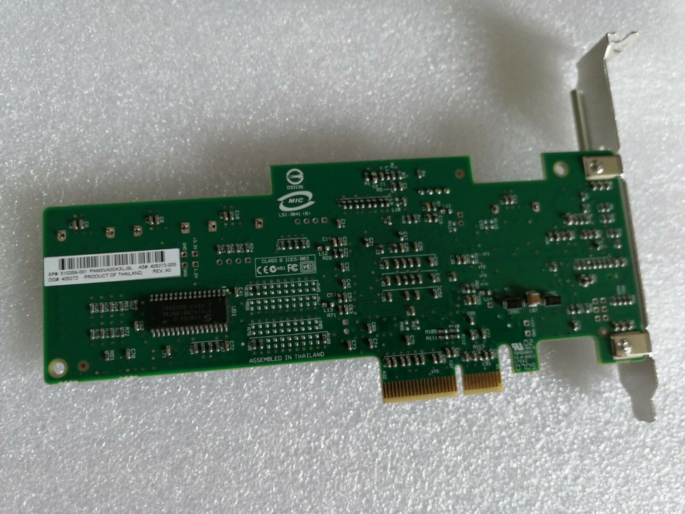 LSI LSI00168 3041e-r 1064e chip raid 4port 3gb/s 3041e pcie RAID0 1 1E ...