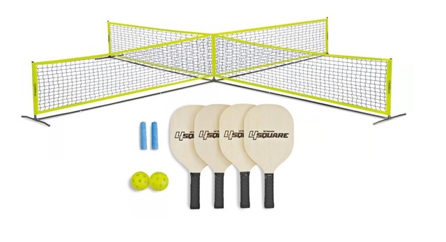 Triumph Sports 4 Square Pickleball Game Set Transforms to Regulation ...