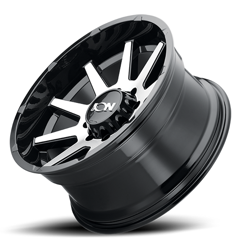 ION Wheels Rim 143 20x9 5x127 ET0 71.5CB Gloss Black w/ Machined Face ...