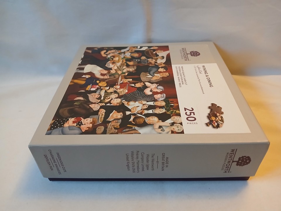 Wentworth Wining & Dining Beryl Cook 250 Piece Jigsaw Puzzle Comic Art ...