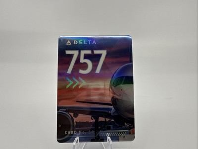 2022 Delta Airlines Trading Cards Boeing 757-300 #54 | eBay