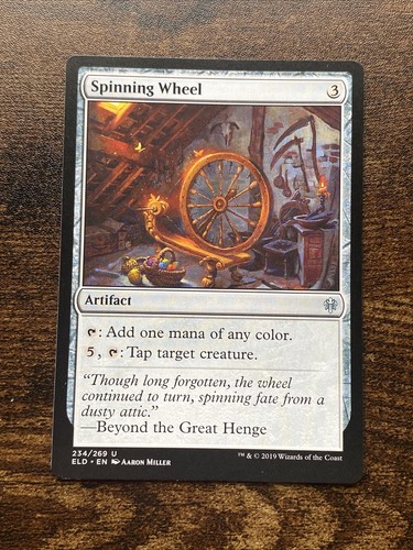 Spinning Wheel Throne of Eldraine 234/269 MTG Magic The Gathering D8767 ...