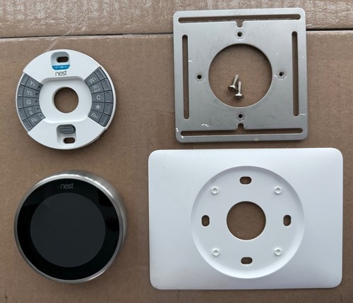 Google Nest A0013 3rd Gen Stainless App Control Learning Programmable ...