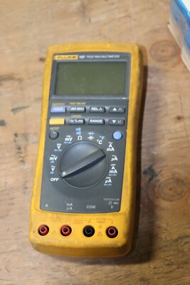 FLUKE 187 TRUE RMS MULTIMETER WORKING | eBay