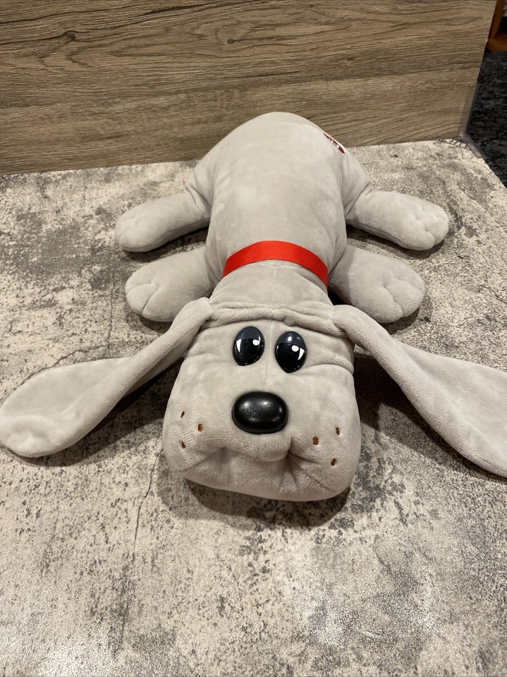 large pound puppy plush gray pound puppy | eBay
