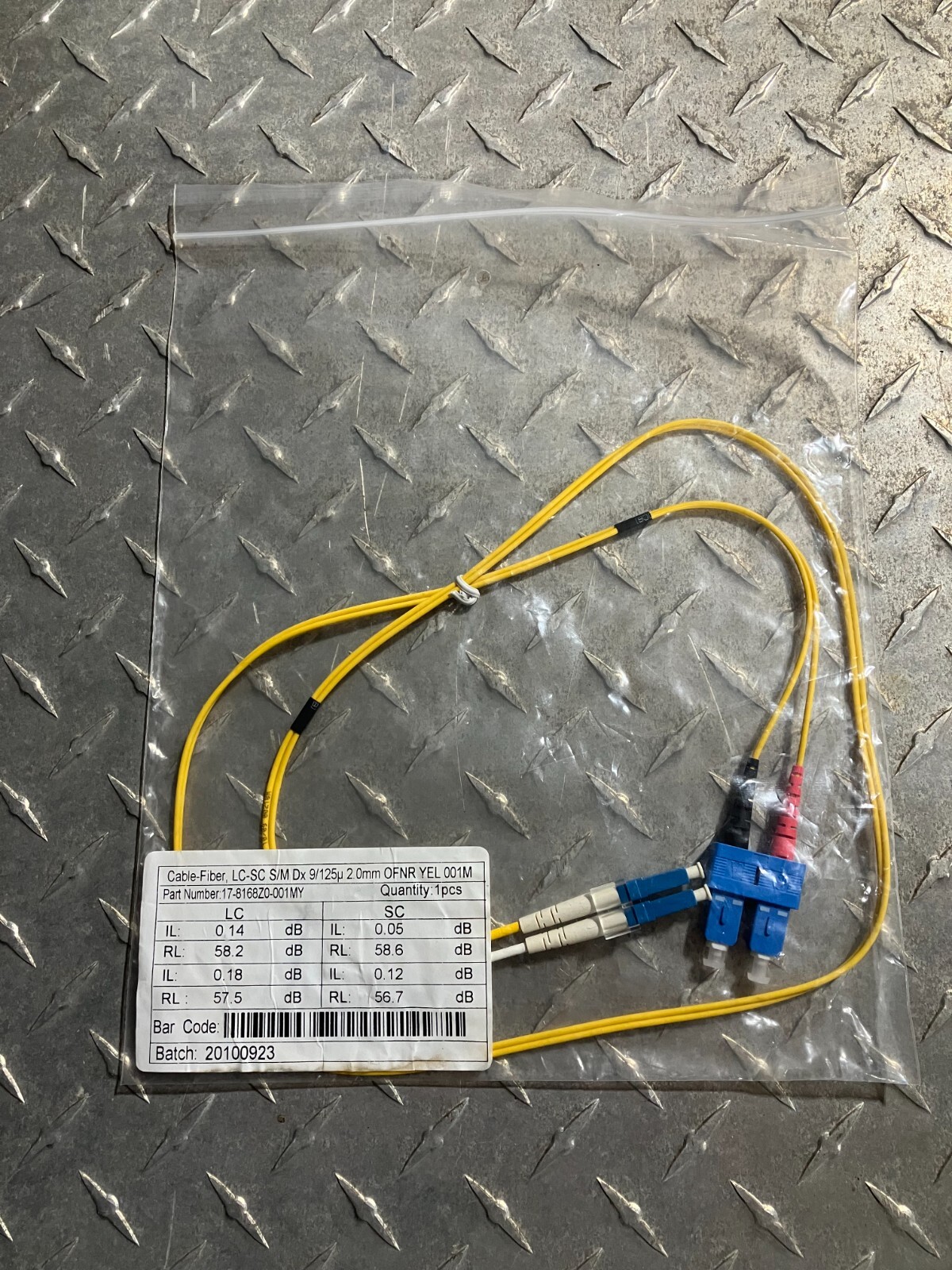 17-8168Z0-001MY Sm Lcu Scu 1M Jumper Dupelx - Fiber optic cable | eBay