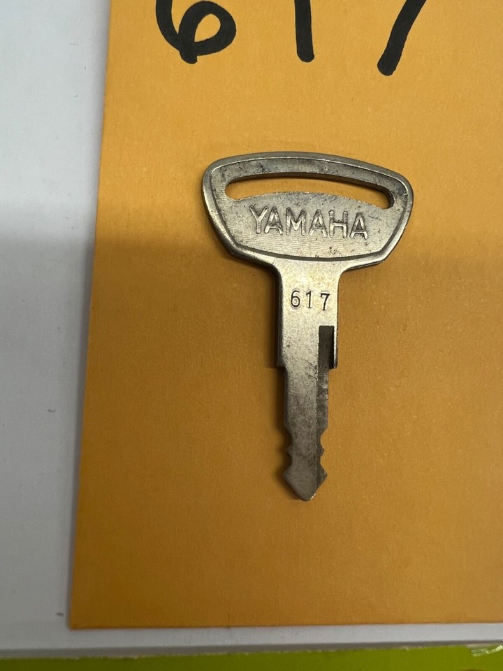 NOS YAMAHA MOTORCYCLE KEY GENUINE JAPAN ORIGINAL OEM BLANK # 617 | eBay