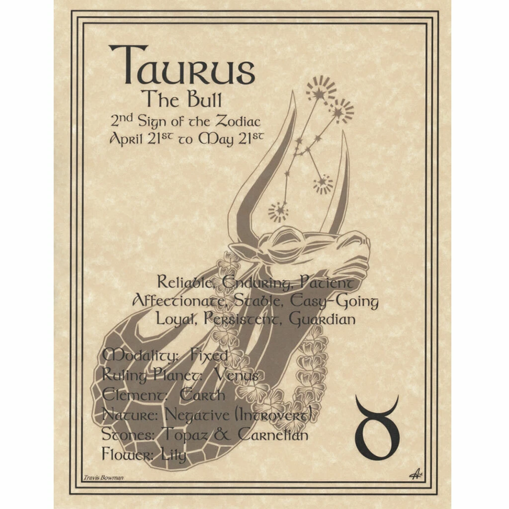 Taurus Star Sign Personality