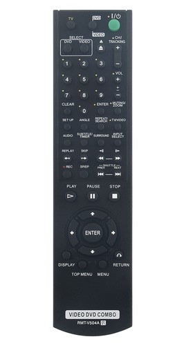 RMT-V504A 988511107 Replace Remote Control Compatible with Sony DVD ...