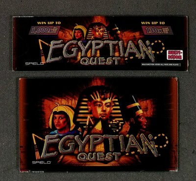 Spielo Aura Slot Machine Set of Glass for EGYPTIAN QUEST | eBay