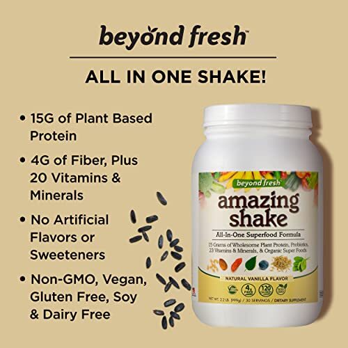 Beyond Fresh Amazing Shake Superfood Formula Plant Protein Based Meal ...