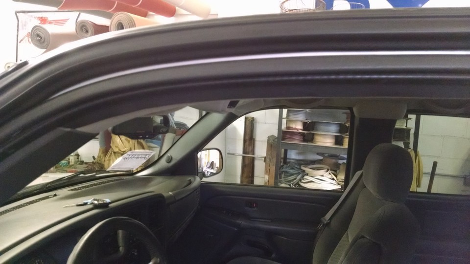 Silverado - Sierra - Extended Cab headliner loose on the edge repair ...