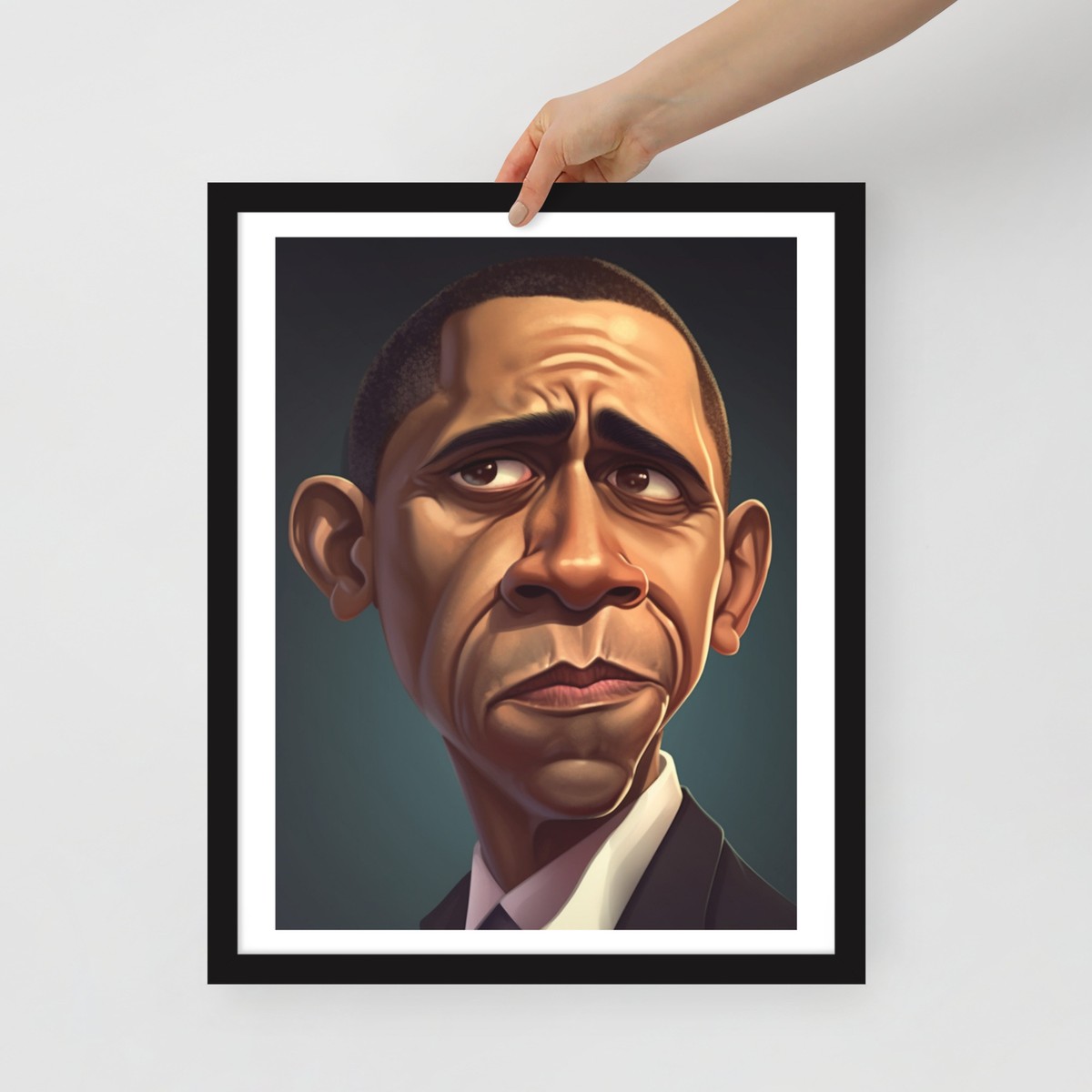 How To Draw Barack Obama Caricature