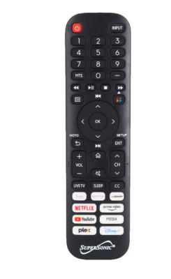 Supersonic Original Remote for TV SC-3226SDVD Smart HDTV - Check ...