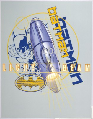 BATMAN HYPERDRIVE DC Style Guide Print Batman Light Beam | eBay
