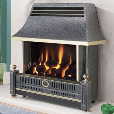 Flavel Renoir Gas Fire Black Outset FRECN0EN Raidiant Convector Gas ...