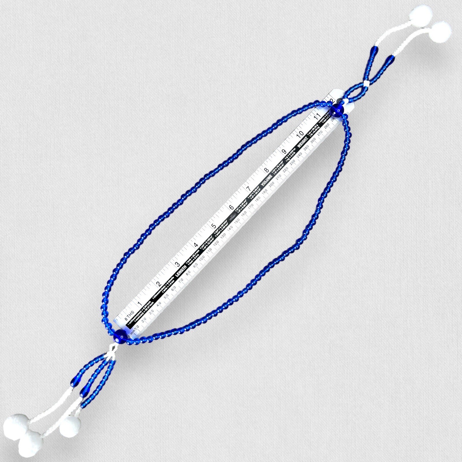 Japanese Nichiren Soka Gakkai SGI Buddhist Prayer Beads Nenju Juzu BLUE ...
