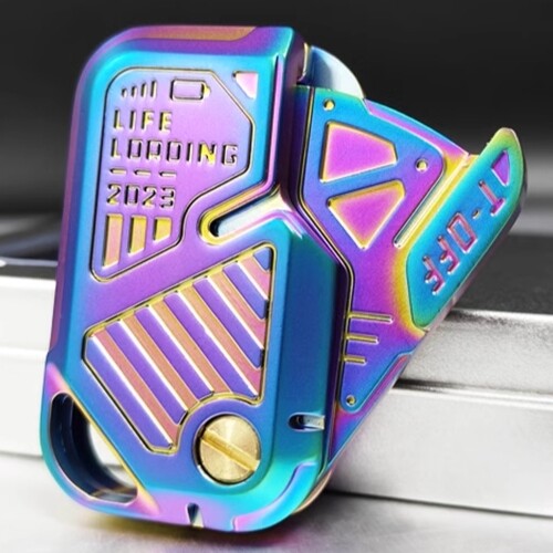 EDC Novel Metal Swing Fidget Slider Fidget Toys Stress Relief Haptic ...