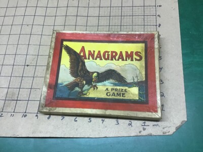 early ANAGRAMS SET in box w instructions, letters not counted by me | eBay