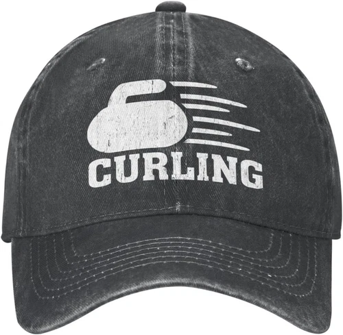 Customized Curling Funny Ice Sports Player Cowboy Hat Personalized ...