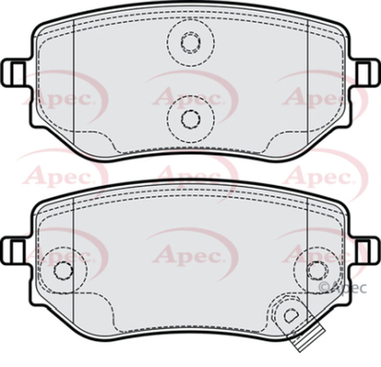 Fits Mercedes X-Class 2.3 D dCi 3.0 IntuPart Rear Brake Pads Set ...