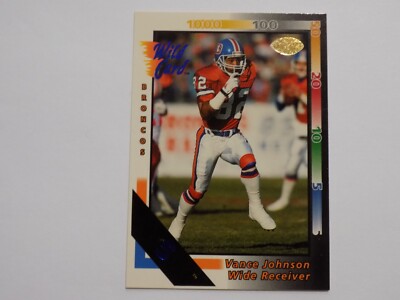 1992 Wild Card 5 Stripe Vance Johnson Card #311 | eBay