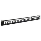 HUBBELL HPJ24Hubbell - - UDX-Series Shielded Patch Panel 24 Port 1 Rack ...