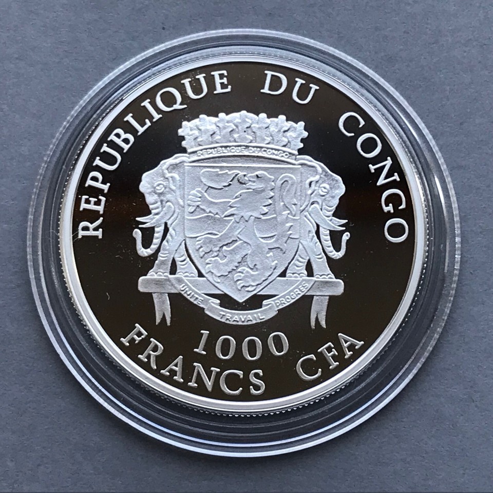 CONGO Silver 1000 Francs 2008 A.R.A. LIBERTAD SHIP Proof | eBay
