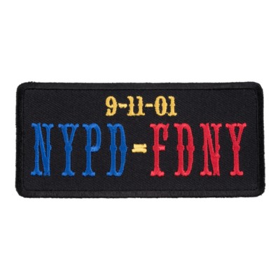 9-11 NYPD FDNY Patch, September 11 Patches | eBay