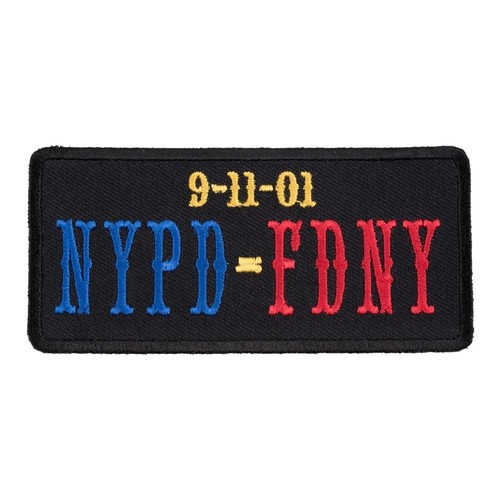 9-11 NYPD FDNY Patch, September 11 Patches | eBay