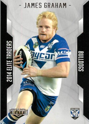 2014 CANTERBURY BULLDOGS NRL Card JAMES GRAHAM Elite | eBay
