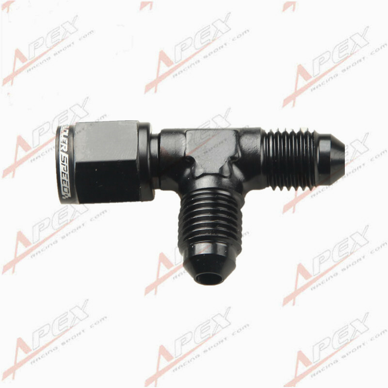AN4 AN-4 Male To -4AN Male To 4AN Female Pipe Flare Tee T Piece Fuel ...