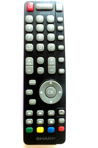 SHARP LCD TV REMOTE CONTROL for AQUOS RF (RADIO FREQUENCY) MODELS | eBay UK