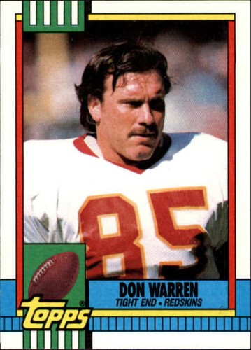 1990 Topps #132 Don Warren Redskins | eBay