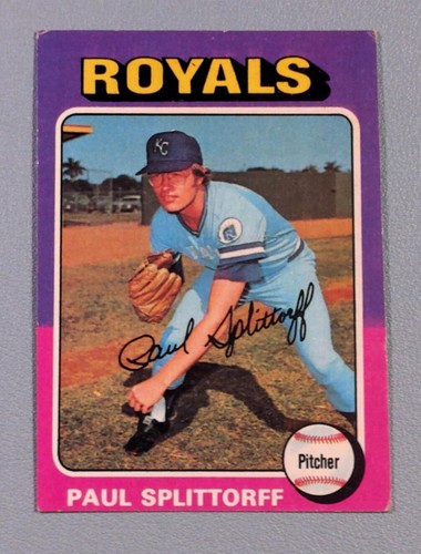 1975 Topps #340 Paul Splittorff Kansas City Royals | eBay