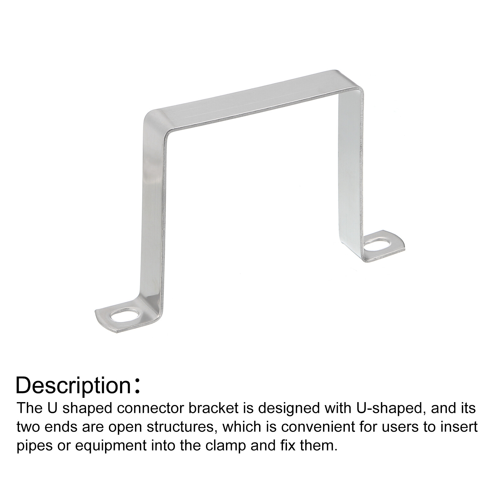 U Shaped Connector Bracket, 90 x 90mm 304 Stainless Steel | eBay UK
