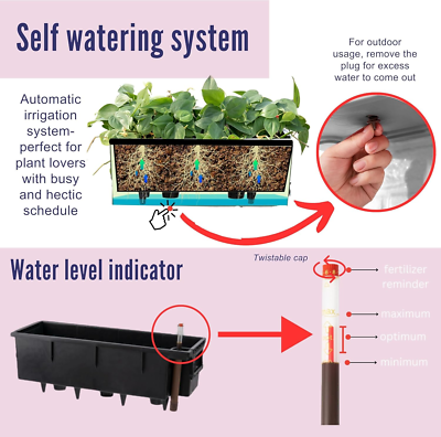 Plant Moisture Meter Totority Plant Water Level Indicators - 4 Pack ...