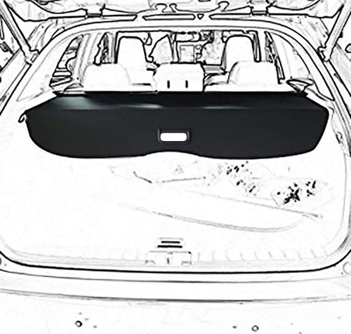 Fit 16-22 Lexus RX350 RX450h Retractable Rear Security Tonneau Cargo ...