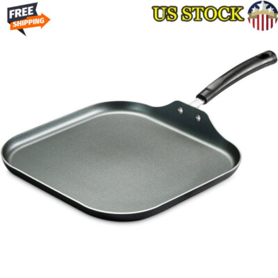 11 Inch Nonstick Square Griddle Pancakes Sandwiches Easy Cleaning ...