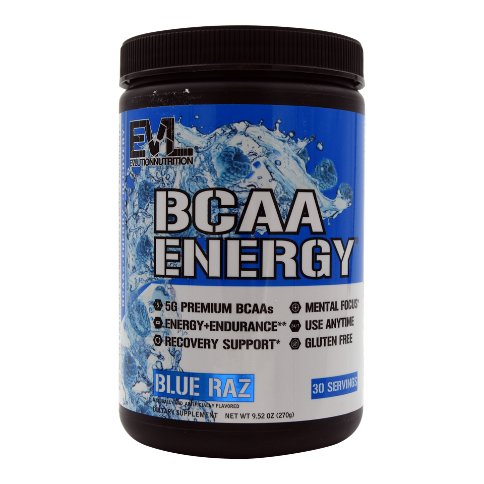 EVL BCAA Energy Pre Workout, Performance Enhancer w/ 5g of Amino Acids ...