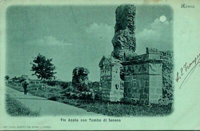 Rome Italy Via Appia Tomb of Seneca Postcard Used (32453) | eBay