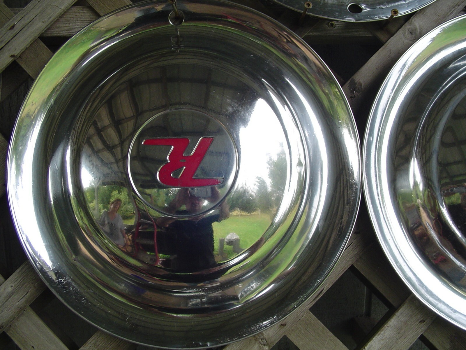 1954 54 NASH RAMBLER 15 IN. HUBCAPS WHEEL COVERS CENTER CAPS ANTIQUE ...