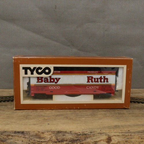Vtg Baby Ruth Tyco HO Scale Freight Car 40ft Hi-Cube PLug Door Box Car ...