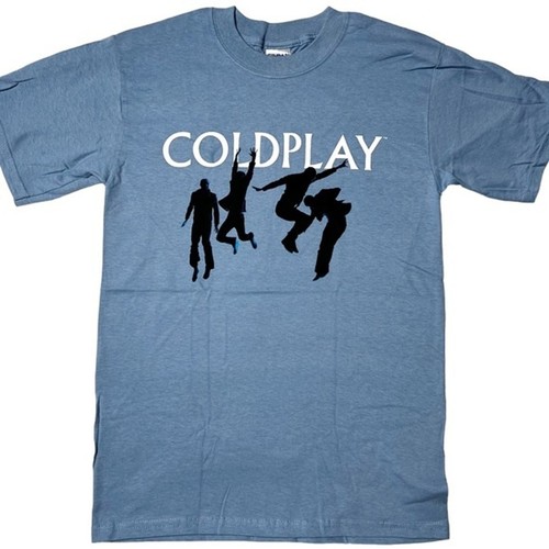 NWOT Coldplay 2005 Twisted Logic Tour Graphic T-Shirt Blue Unisex Sz S | eBay