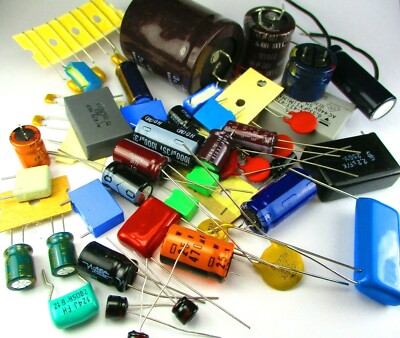 200 pcs.- Capacitor Assortment Grab Bag of Various Brands, Values and ...