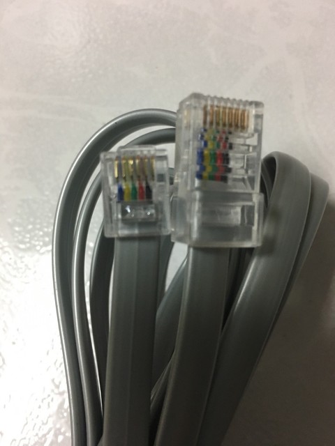 Micros POS IDN Printer Cable 6p/8p 8ft | eBay