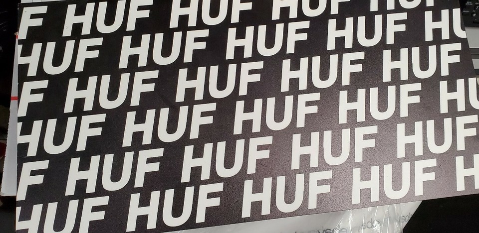 HUF POS Display Advertising Fixture Sign Artwork | eBay
