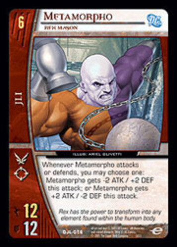 VS System: Metamorpho, Rex Mason [Played] DC Justice League of America ...