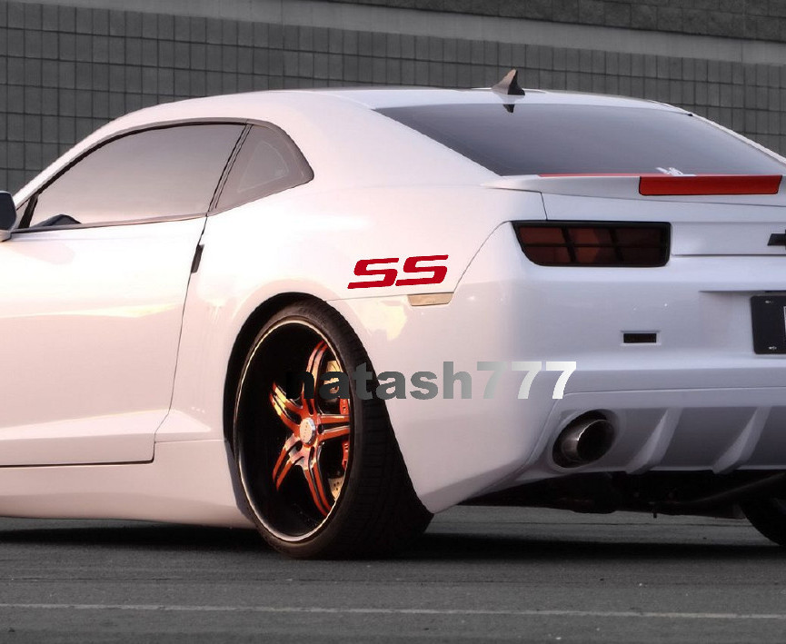 2 - SS CHEVROLET CAMARO Racing Decal sticker logo RED | eBay