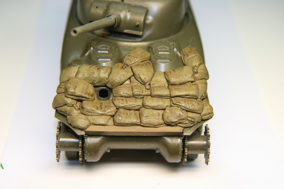 1/35 Sherman Sandbag Front "SB5" - Value Gear - For Asuka/Tasca M4A1 ...
